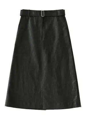 Studio Nicholson A-line Midi Skirt - Black