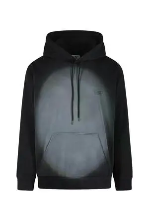MAISON MARGIELA Bleached Drawstring Hoodie - Black