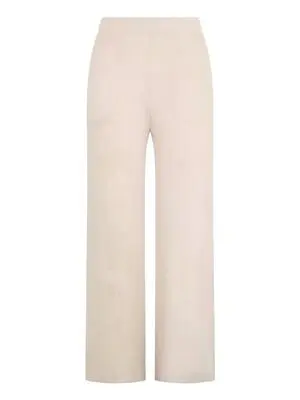 MOORER Patch-pocket Wide-leg Trousers - Neutrals