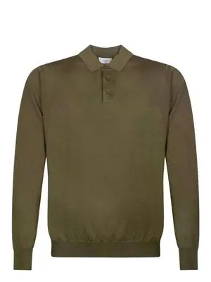 PAOLO PECORA Collared Polo Shirt - Green