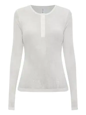 SAMSOE SAMSOE Button-detailed Top - Neutrals