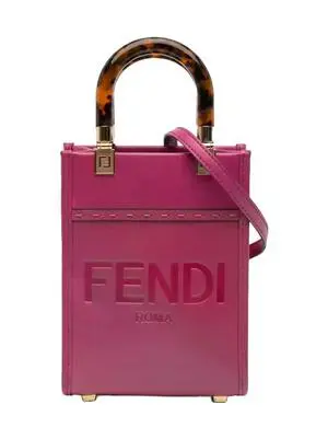 Fendi Mini Sunshine Shopper Tote - Pink