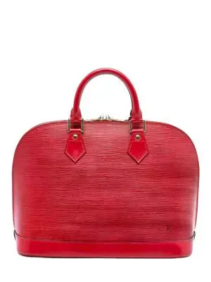 LOUIS VUITTON 1996 Epi Alma Pm Handbag - Red