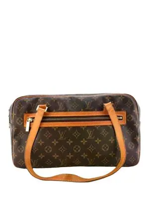 LOUIS VUITTON Cite Handbag Monogram Canvas Gm Shoulder Bag - Brown