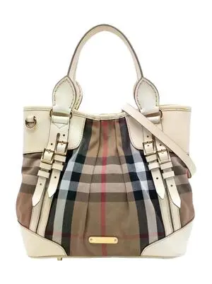 Burberry House Check Satchel - Brown