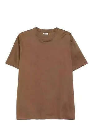Kiton Crew-neck T-shirt - Brown