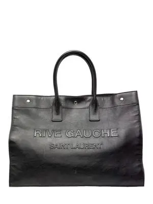 Saint Laurent 2020 Large Rive Gauche Tote Bag - Black