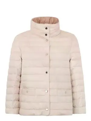MOORER Snap-button Padded Jacket - Neutrals