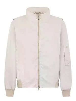 MOORER High-neck Bomber Jacket - Neutrals