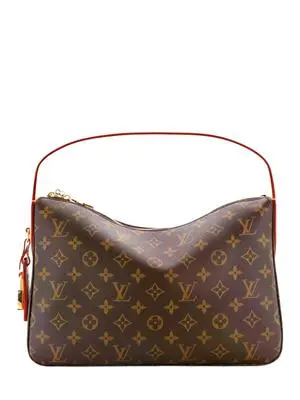 LOUIS VUITTON Slouchy Nm Handbag Monogram Canvas Pm - Brown