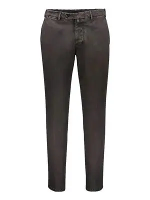 MOORER Front-pocket Chino Trousers - Grey
