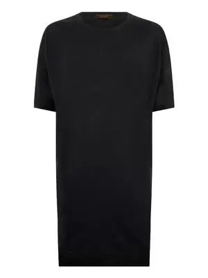 MOORER Short-sleeves T-shirt Dress - Black