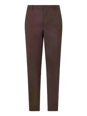 MOORER Romeo Tailored Trousers Brown