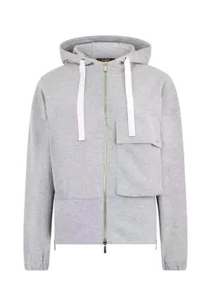 MOORER Zipped Hoodie - Grey