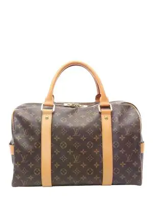 LOUIS VUITTON 2006 Monogram Carryall Boston Bag - Brown