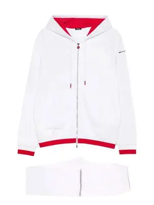 Kiton Contrasting-trim Tracksuit - White