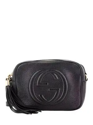 Gucci Soho Disco Leather Crossbody Bag - Black