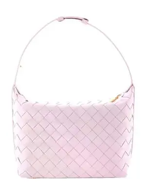 Bottega Veneta Wallace Intrecciato Nappa Mini Shoulder Bag - Pink
