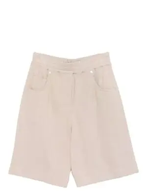 Brunello Cucinelli Elasticated Shorts - Neutrals