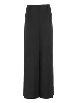 Federica Tosi Wide-leg Trousers - Black