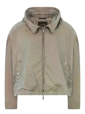 MOORER Hooded Zip Jacket - Neutrals