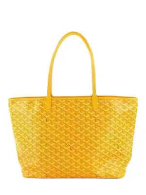 Goyard Artois Mm Tote Coated Canvas - Yellow