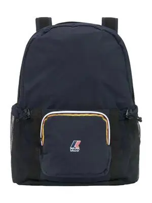 K-WAY Logo-detail Backpack - Blue