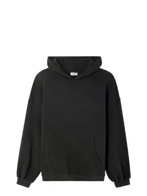 American Vintage Hooded Pullover With Kangaroo Pocket - Black