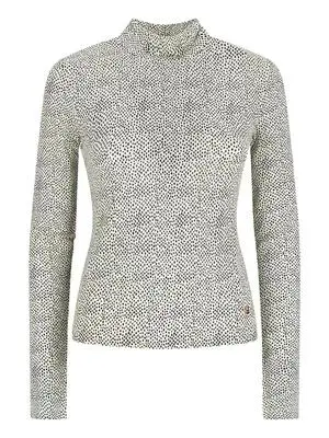 Fendi Mock-neck Top - Neutrals