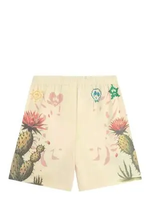 BARROW Cactus-print Shorts - Neutrals
