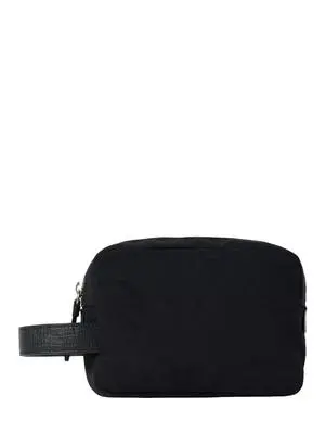 Studio Nicholson Leather-strap Wash Bag - Black
