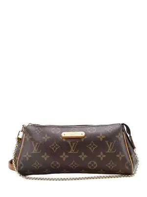 LOUIS VUITTON Eva Handbag Monogram Canvas - Brown