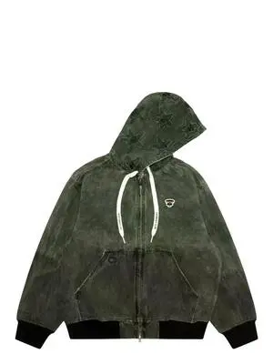 AAPE BY *A BATHING APE® Hooded Zip-up Jacket - Green