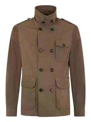 MOORER Multi-pocket Jacket - Brown