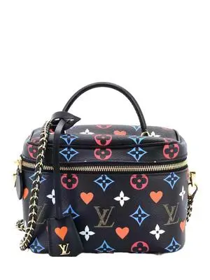 LOUIS VUITTON Vanity Handbag Limited Edition Game On Multicolor Monogram Pm - Black