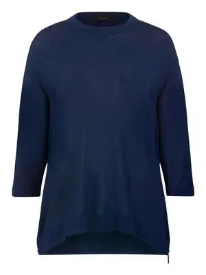 MOORER Charlene Crew-Neck Top