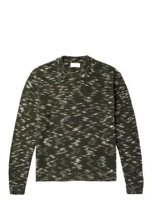 Mr P. Alpaca-blend Sweater - Dark Green