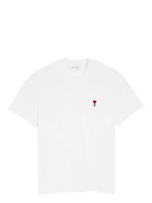 Ami T-shirt With Logo - White