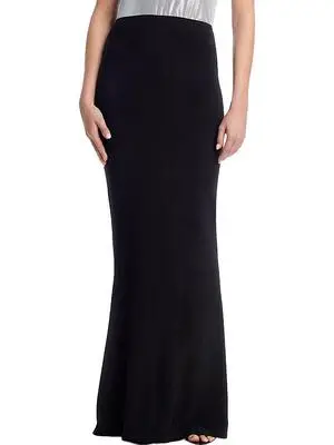 Norma Kamali Obie Long Skirt - Black