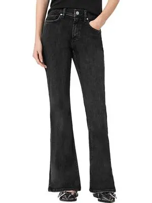 ALLSAINTS Ember High Rise Bootcut Jeans - Washed Black