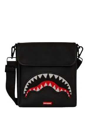 SPRAYGROUND Eco Leather Crossbody Bag - Black