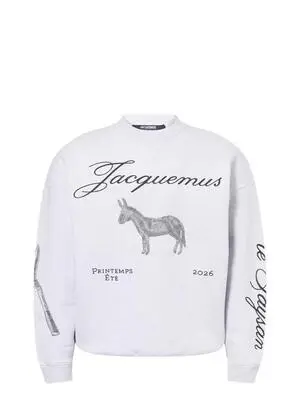 Jacquemus Le Sweatshirt Ane - Gray