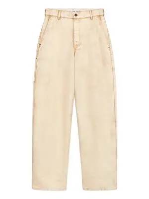 Loewe Straight Leg Trousers - Beige