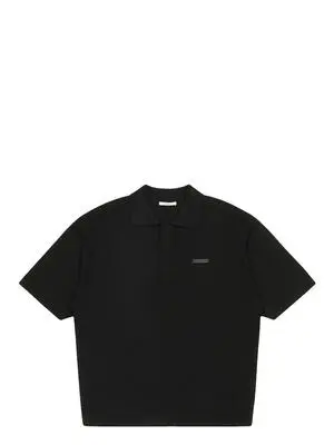 ENTIRE STUDIOS Short Sleeve Club Polo - Black