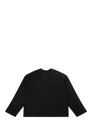 ENTIRE STUDIOS Heavy Long Sleeve Tee Washed - Black