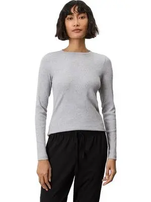 PACT Perfect Rib Layering Long Sleeve - Heather Grey