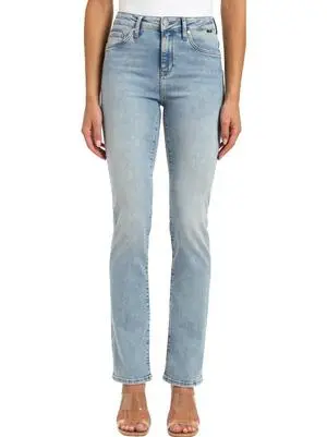 MAVI Molly Low Rise Bootcut Jeans - Lt Used Feather Blue
