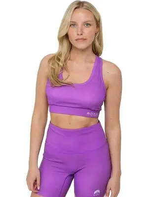 OOSC High Support Elite Crossback Sports Bra - Purple