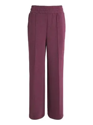 Varley Free Soft Wide-leg Sweatpants - Burgundy