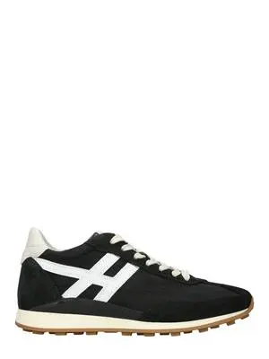 Hogan H669 Allacciato Suede Sneakers - Black